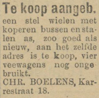 Bossche Encyclopedie | Christianus Maria Wilhelmus (Christ) Boelens